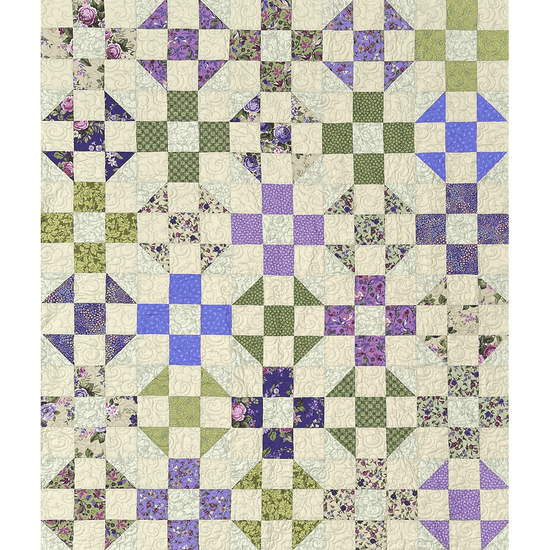 Chantilly No Cutting Quilt Kit - The Quilt Kit Co