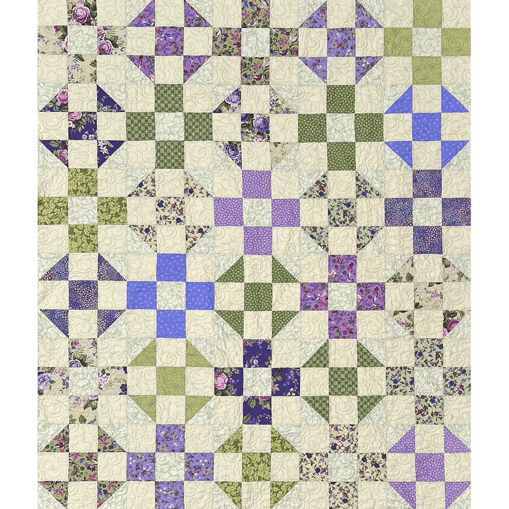 Chantilly No Cutting Quilt Kit - The Quilt Kit Co