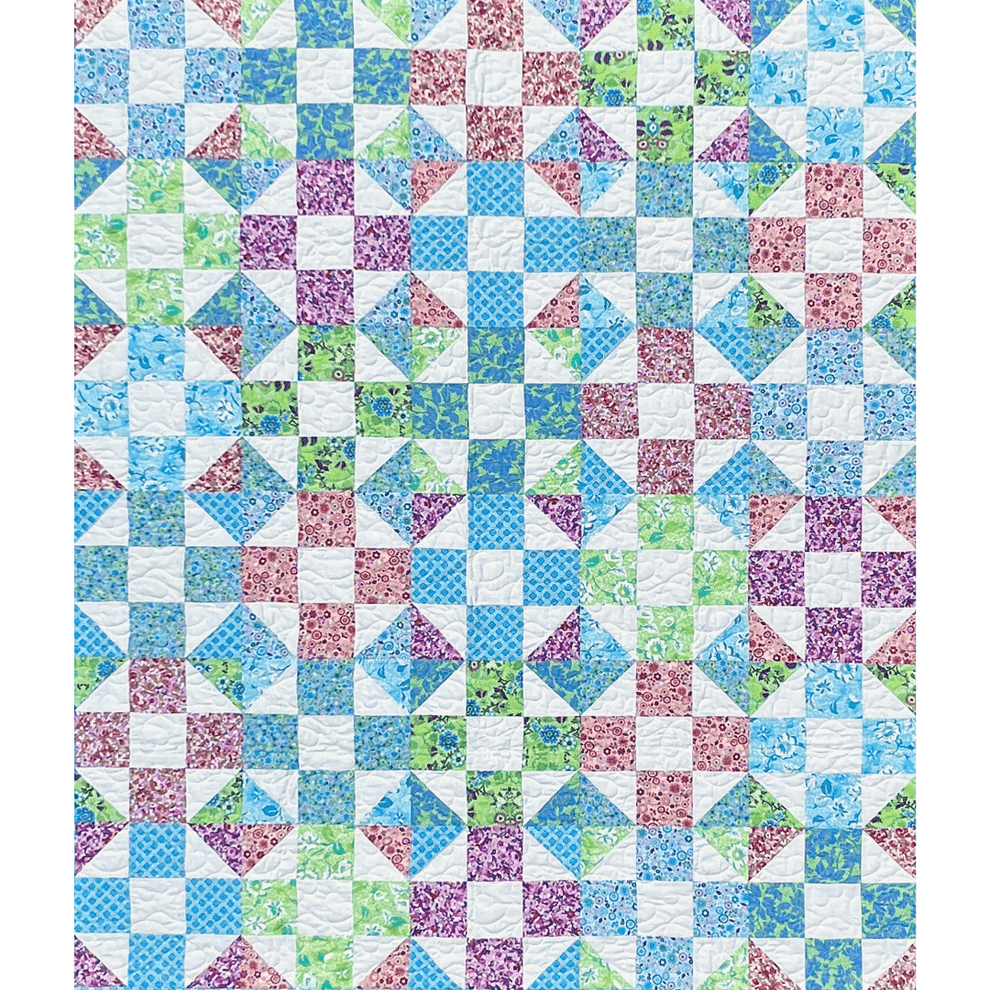Charmed No Cutting Quilt Kit - The Quilt Kit Co