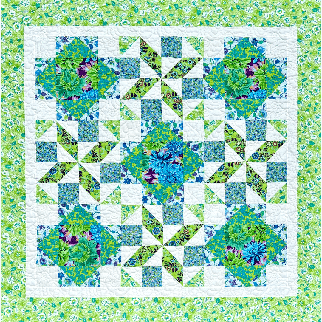 Fandango No Cutting Quilt Kit - The Quilt Kit Co