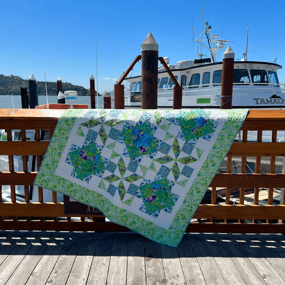 Fandango No Cutting Quilt Kit - The Quilt Kit Co