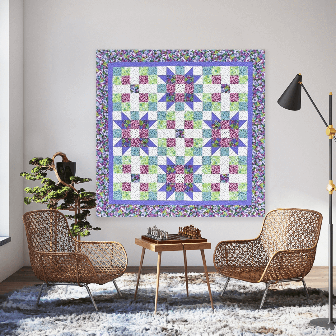 Star Blooms Precut Quilt Kit - The Quilt Kit Co