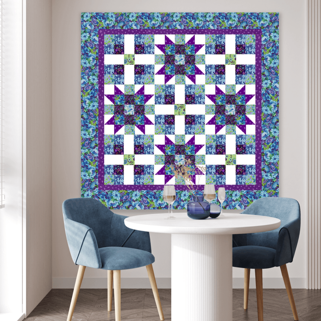 Calico Stars Precut Quilt Kit - The Quilt Kit Co