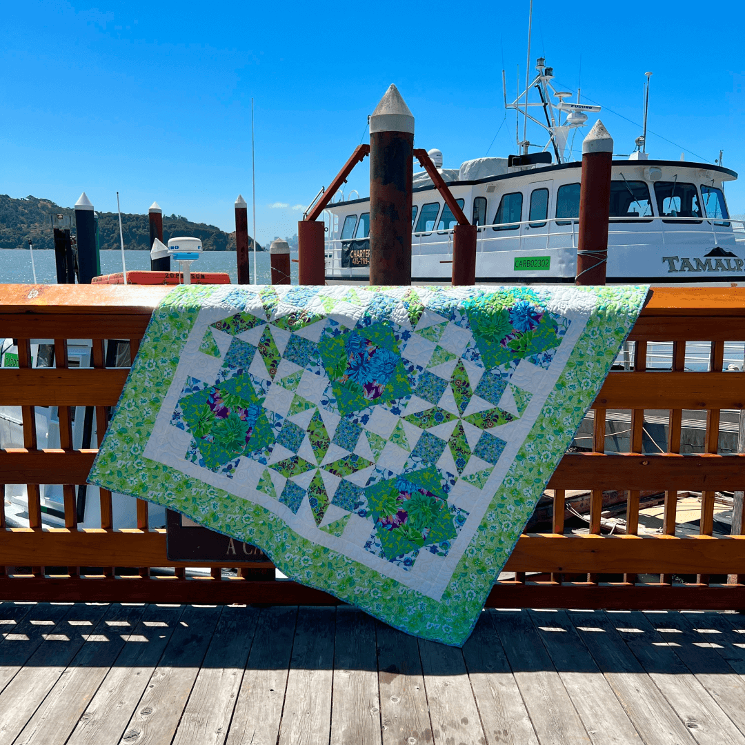 Fandango No Cutting Quilt Kit - The Quilt Kit Co
