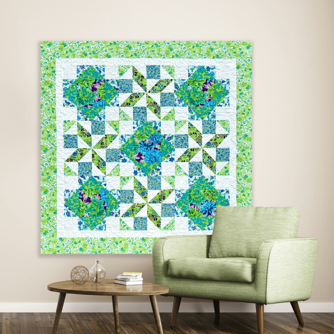 Fandango No Cutting Quilt Kit - The Quilt Kit Co