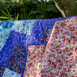 Zig Zag Purple Precut Quilt Kit - The Quilt Kit Co
