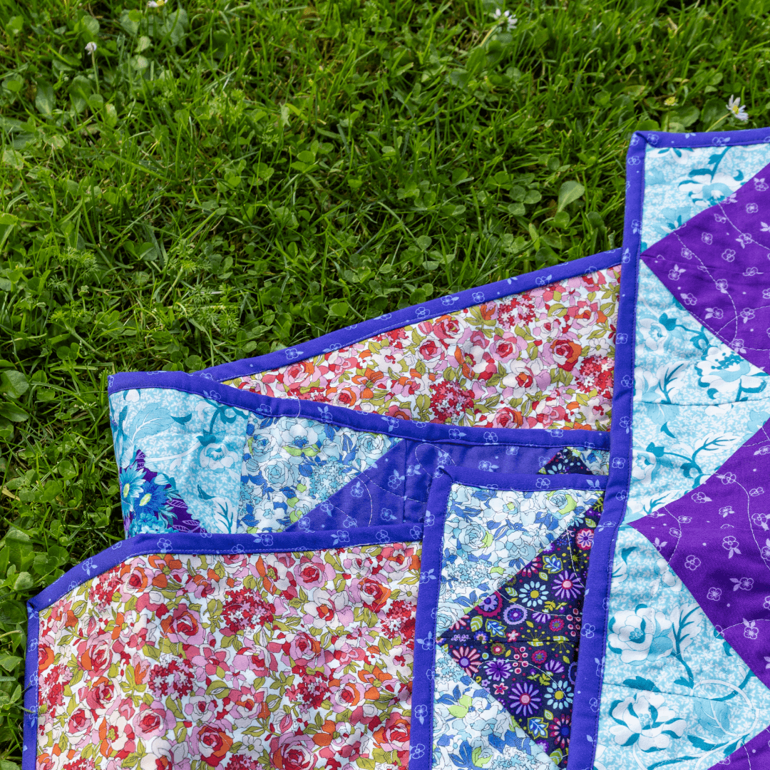 Zig Zag Purple Precut Quilt Kit - The Quilt Kit Co