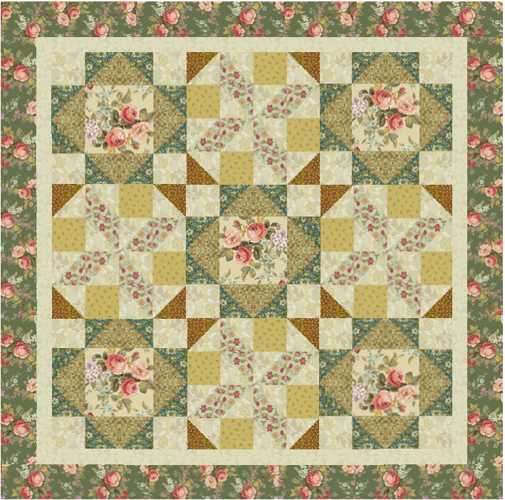 Serenity Precut Quilt Kit - The Quilt Kit Co