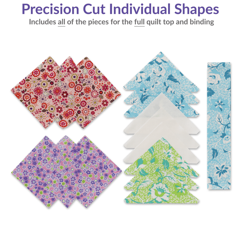 Sweet Comfort No Cutting Quilt Kit - The Quilt Kit Co