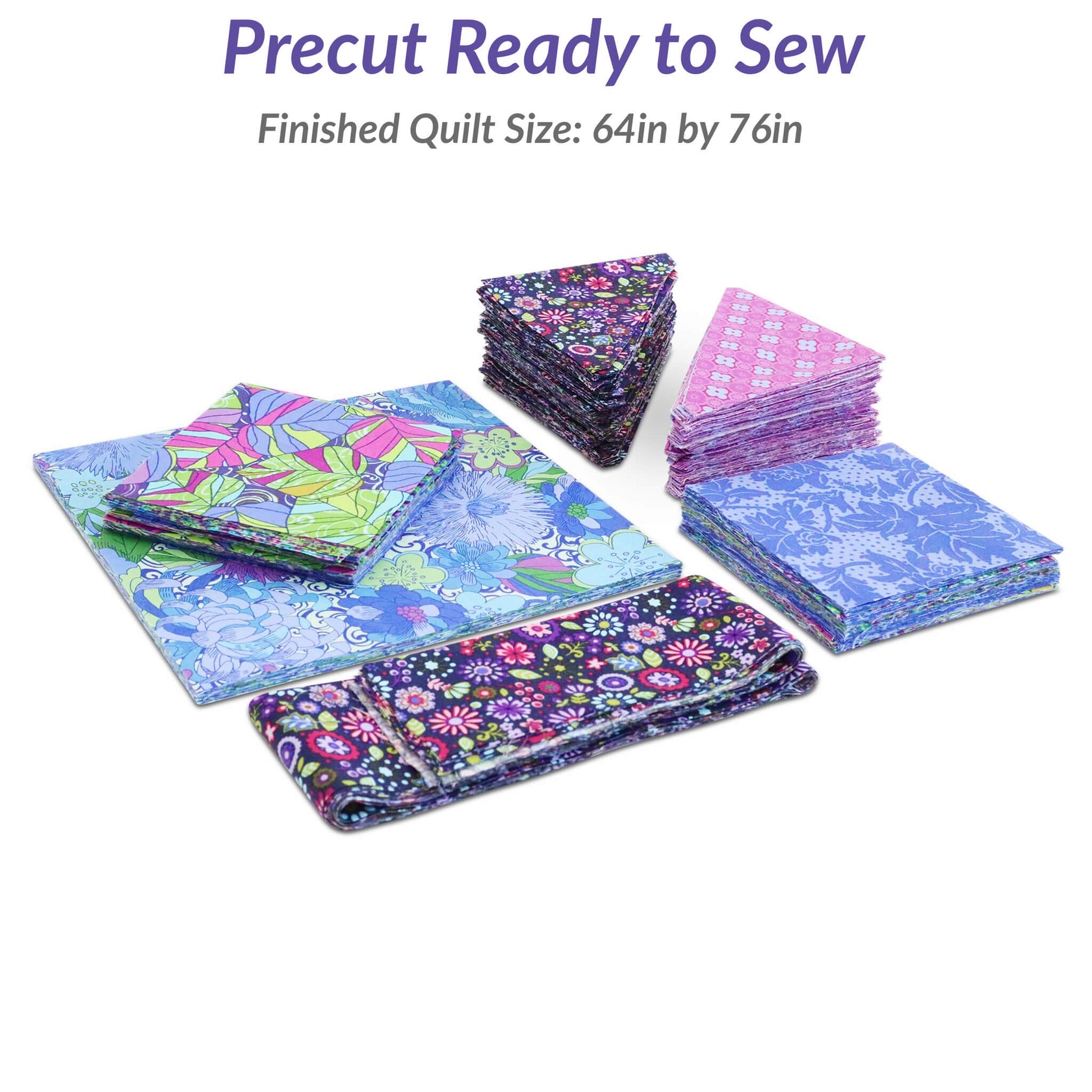 Radiance Twilight Precut Quilt Kit - The Quilt Kit Co