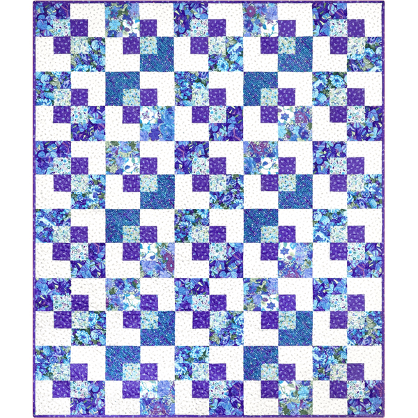 Side Step No Cutting Quilt Kit - The Quilt Kit Co